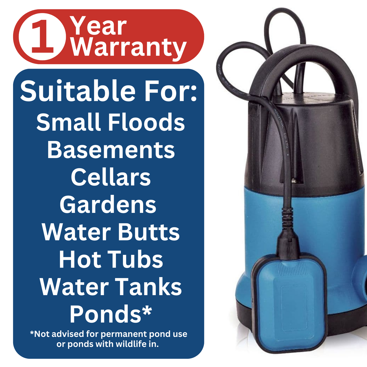 Stream SPA Submersible Automatic Water Pump — Flood Protection Solutions