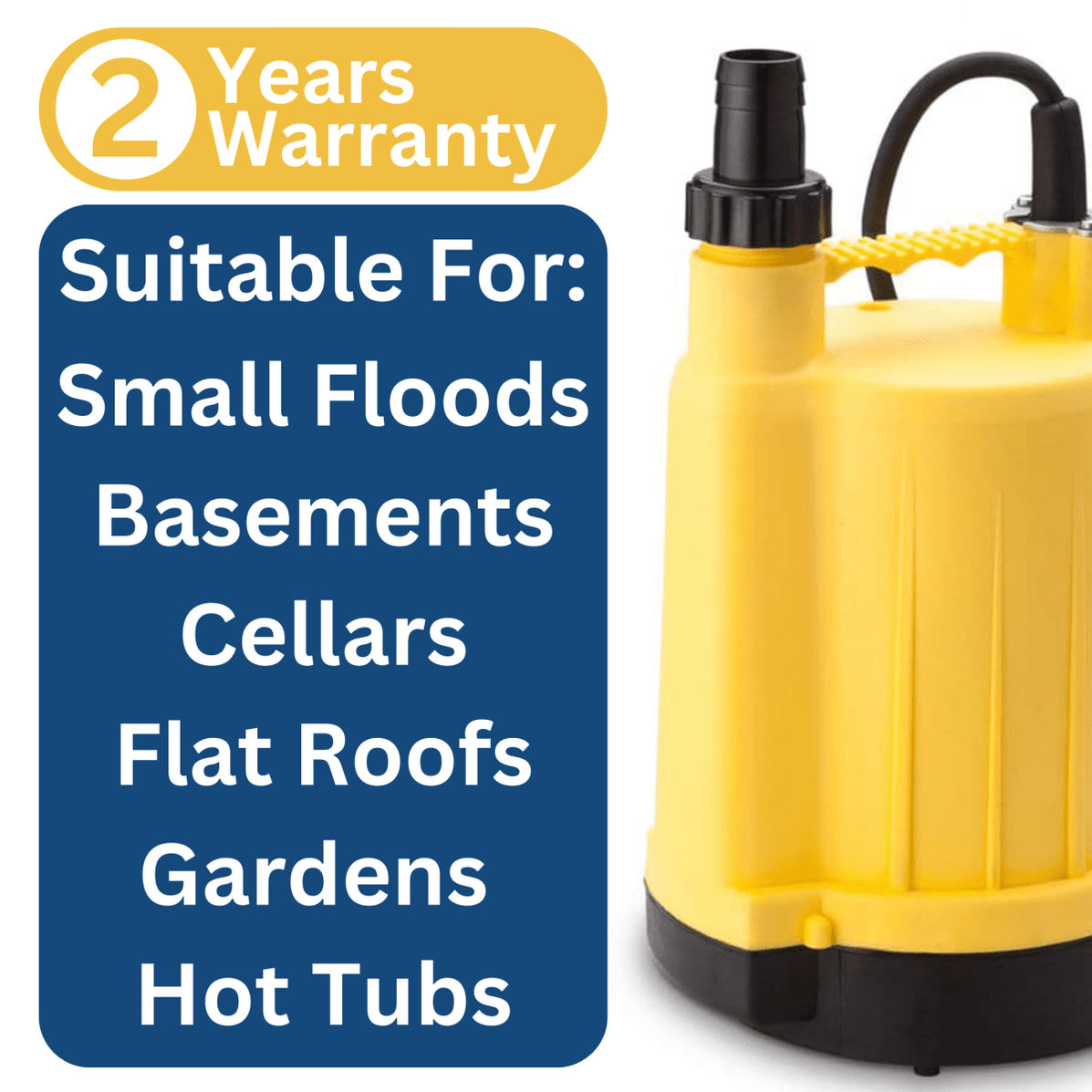 Stream SPP2-4 Submersible Puddle Pump - Flood Water Pump — Flood ...